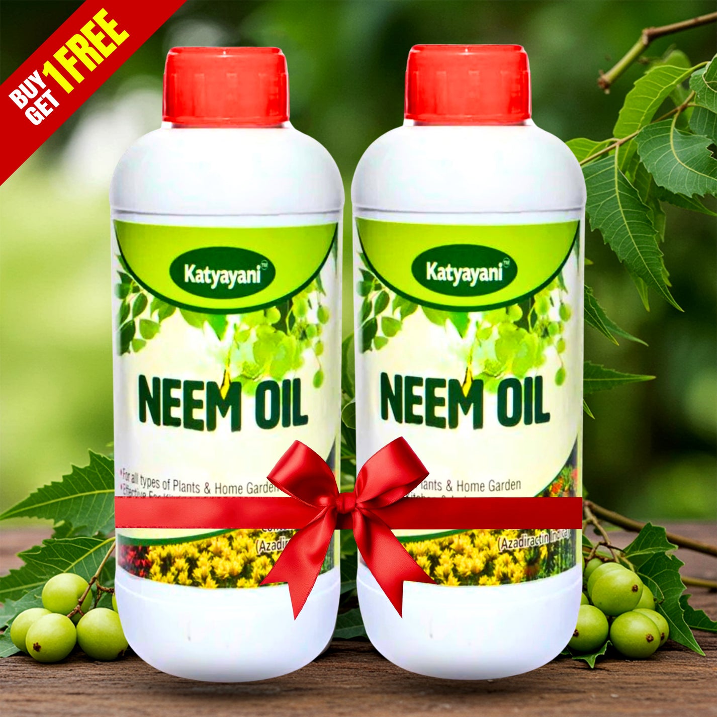 Katyayani 100% Organic Activated Neem Oil for Gardening & Farming – Fa