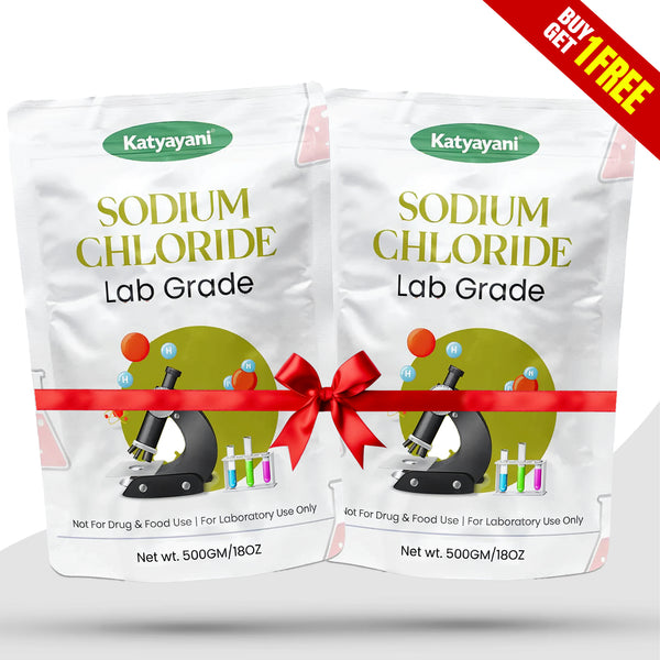 GGV Sodium Chloride Lab Grade 500 gm – Buy 1 Get 1 Free